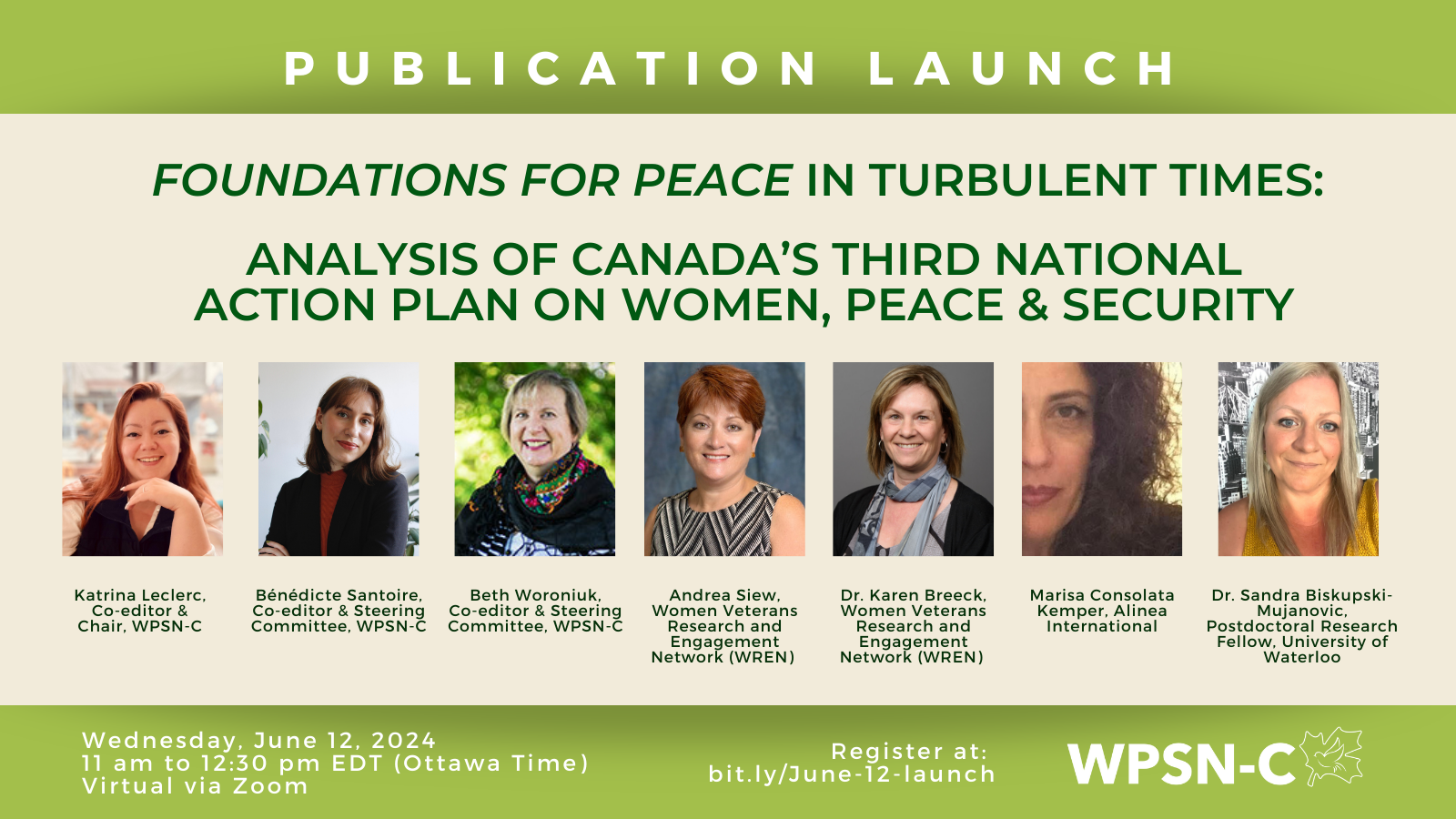 “Foundations for Peace” in Turbulent Times: Analysis of Canada’s Third ...