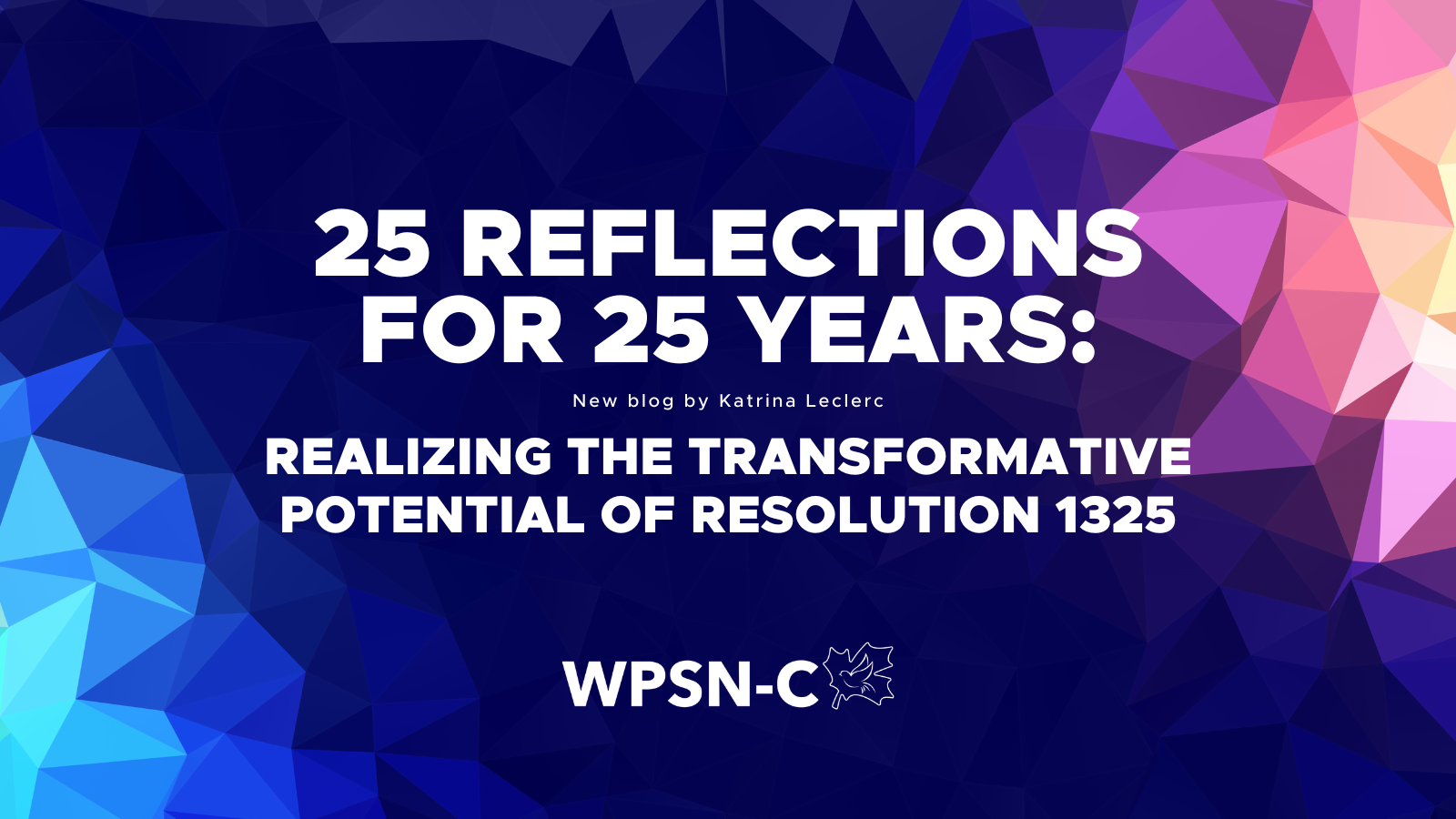 25 Reflections for 25 Years: Realizing the Transformative Potential of ...